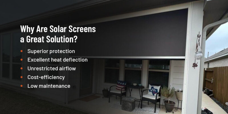Do Outdoor Solar Screens Really Work? - Shading Texas